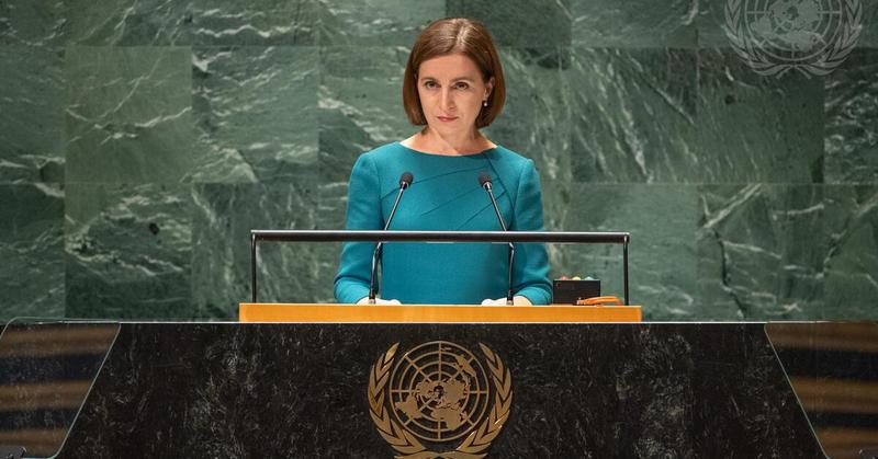 Maia Sandu la cea de-a 78-a Adunare Generală a ONU: „Aderarea Moldovei ...