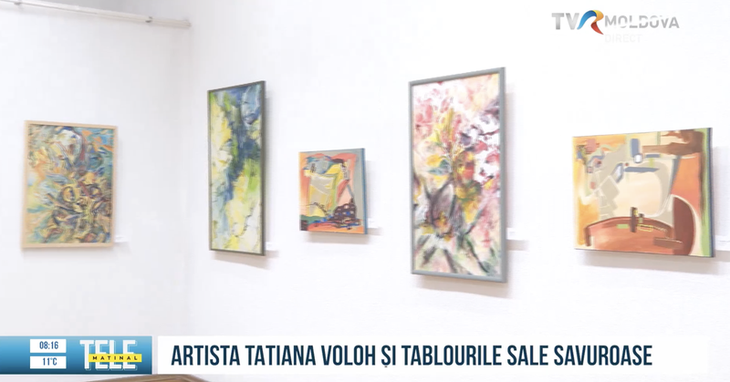 „Caramel”, o expoziție rafinată semnată de Tatiana Voloh | TVR MOLDOVA